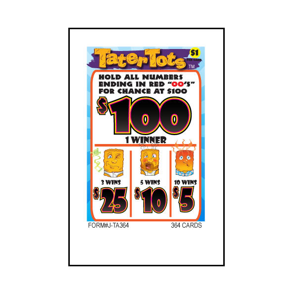 Y - Seal Cards - 364 Count - Tater Tots – Lucky Duck Novelty