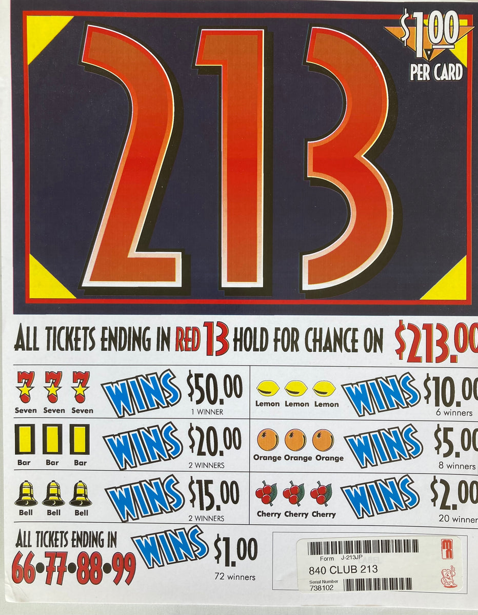 Y - Seal Cards - 840 Count - Club 213 – Lucky Duck Novelty