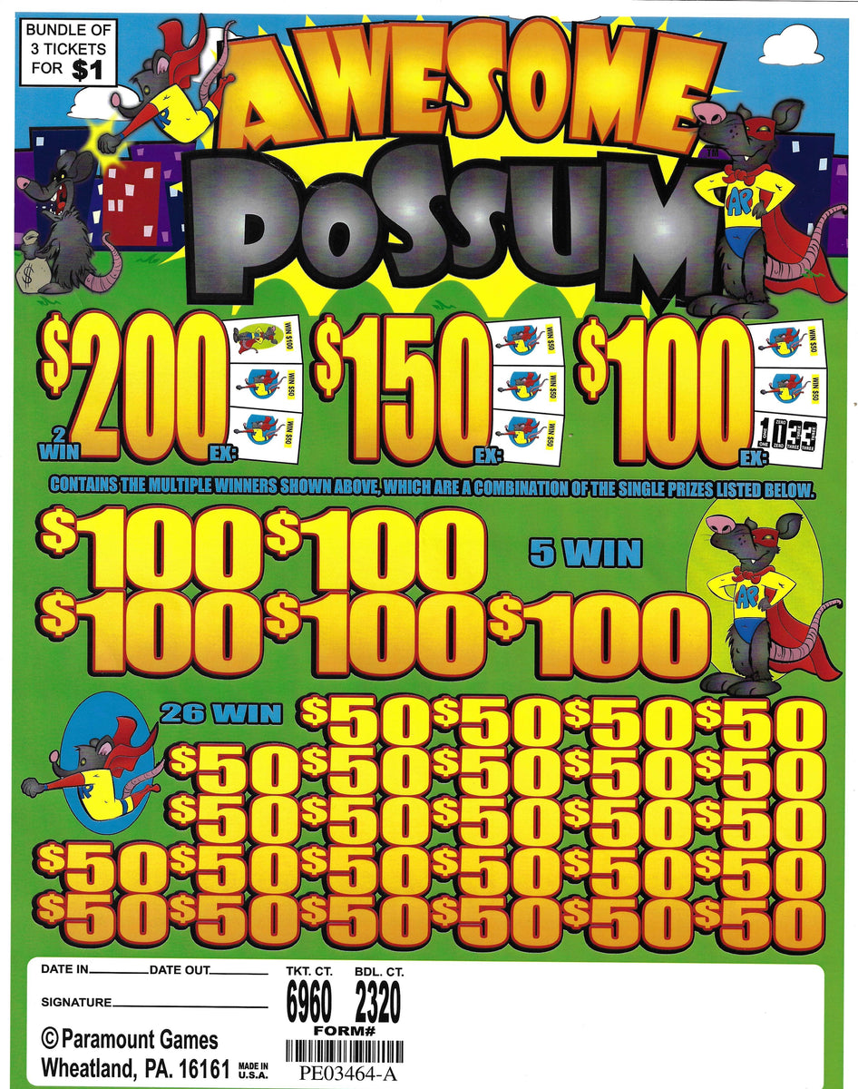 Y - Jar/Paper Pull Tab Tickets - 6960 Multiple Titles *In Stock – Lucky ...