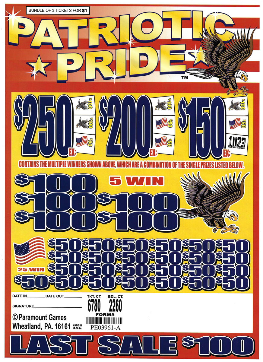 Y - Jar/Paper Pull Tab Tickets - 6780 Multiple Titles - Last Sale *In ...